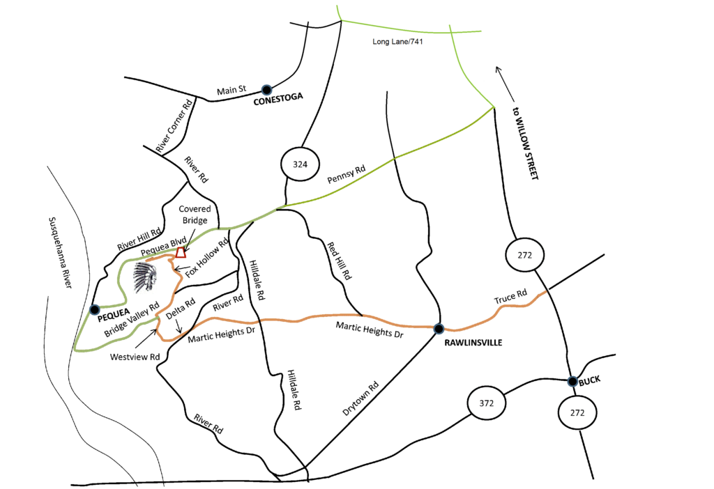 Directions - Helpful Driving Directions | Pequea Creek Campground